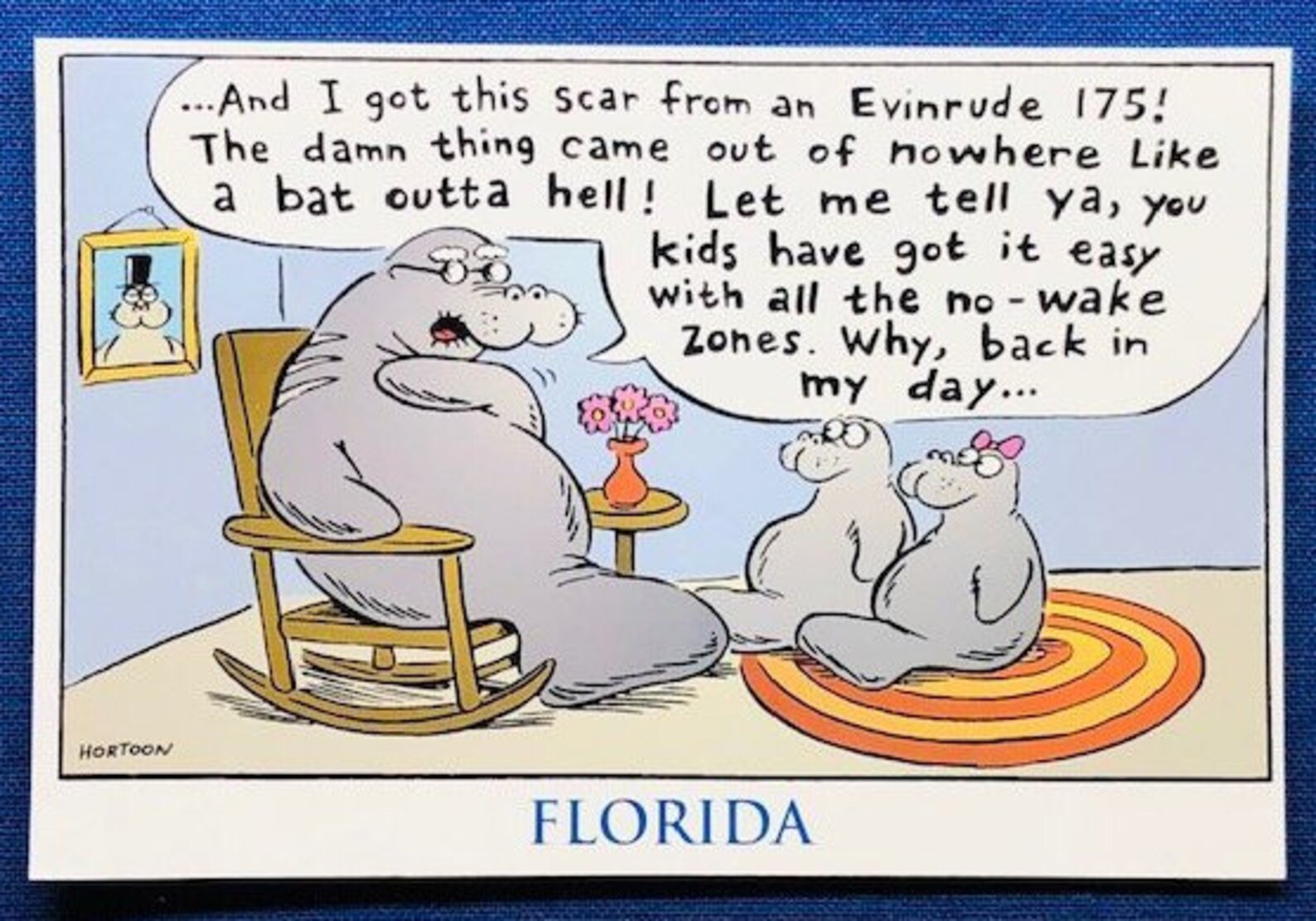 Old Manatee Postcard - Etsy