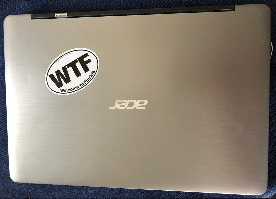 WTF- Welcome to Florida- Mini Sticker- Laptop- FL- Comic Art - Etsy