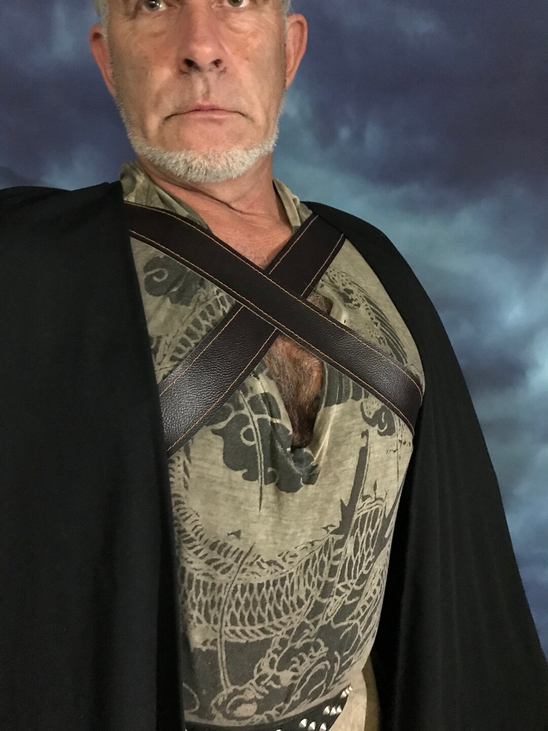 Medieval Cloak, Lord Stark in Game of Thrones, Heavy Black Cloth ...