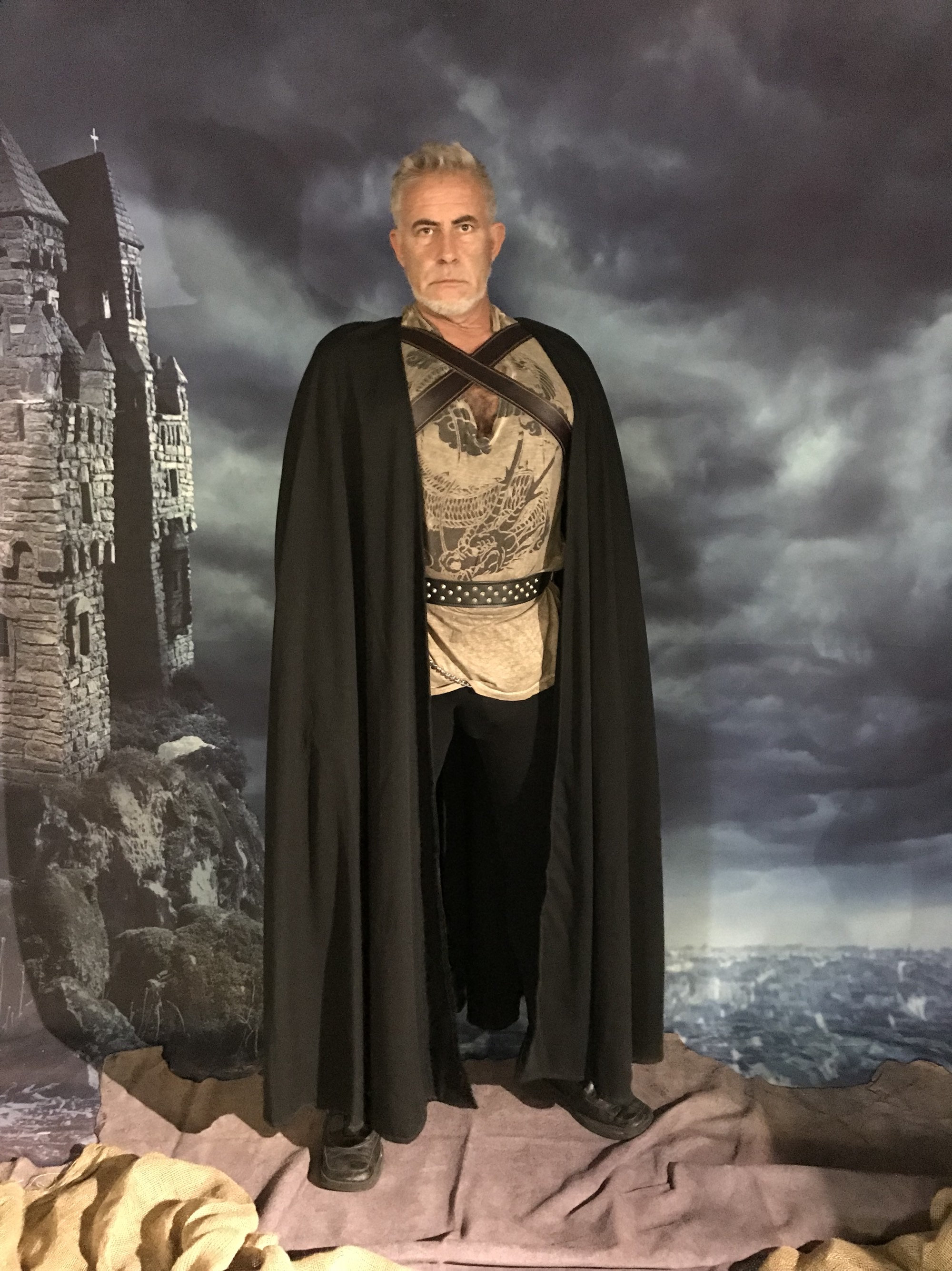 Medieval Cloak, Lord Stark in Game of Thrones, Heavy Black Cloth ...