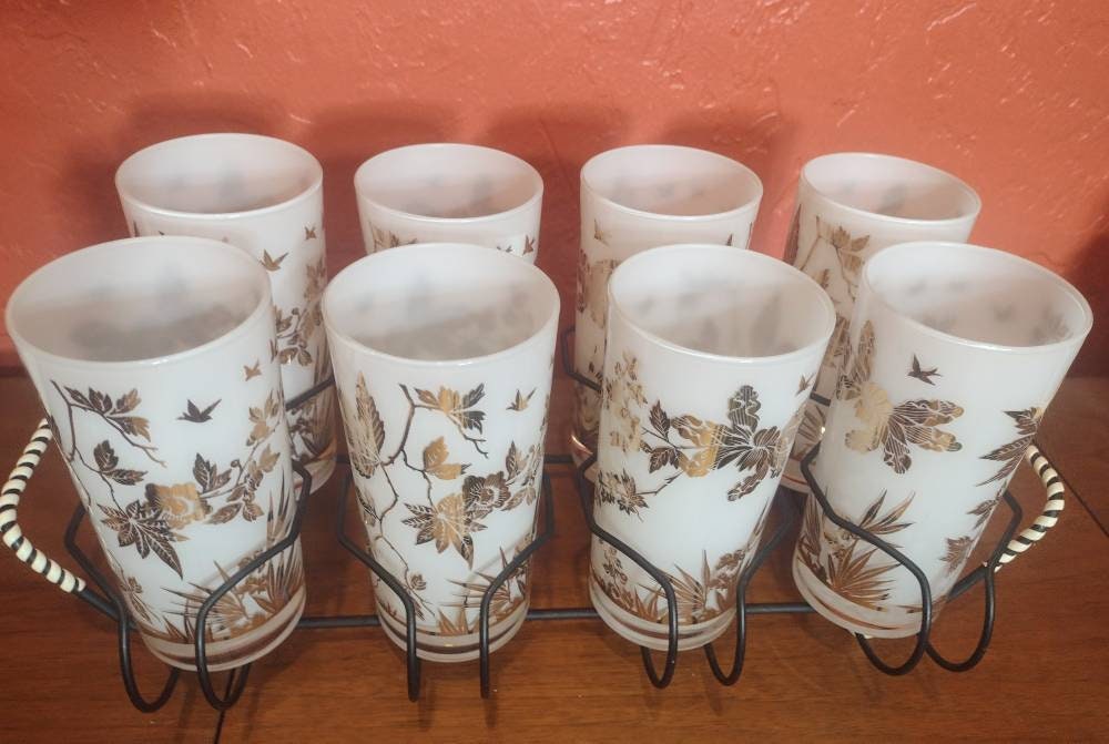 Vintage Mid Century 1950s William A. Meier Glass Co Complete - Etsy