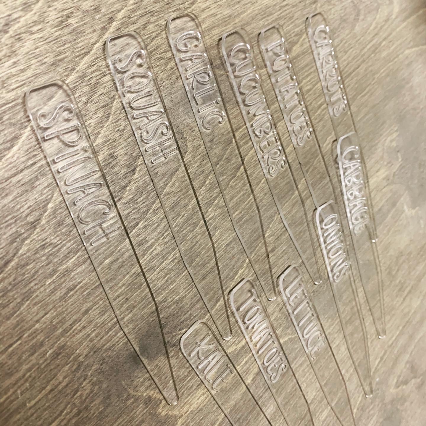 Plant Markers, Plant I.D. Tags SVG Cutting File for Laser Instant ...