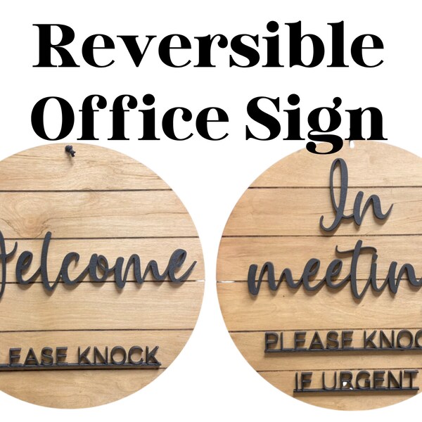 Reversible Sign - Etsy