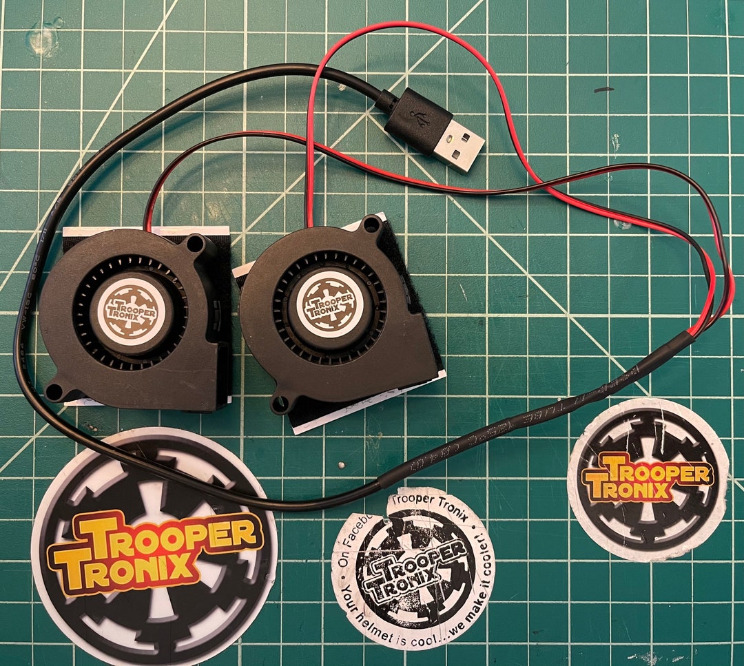 Trooper Tronix Helmet Fans for Cosplay Star Wars Bucket Fan for ...