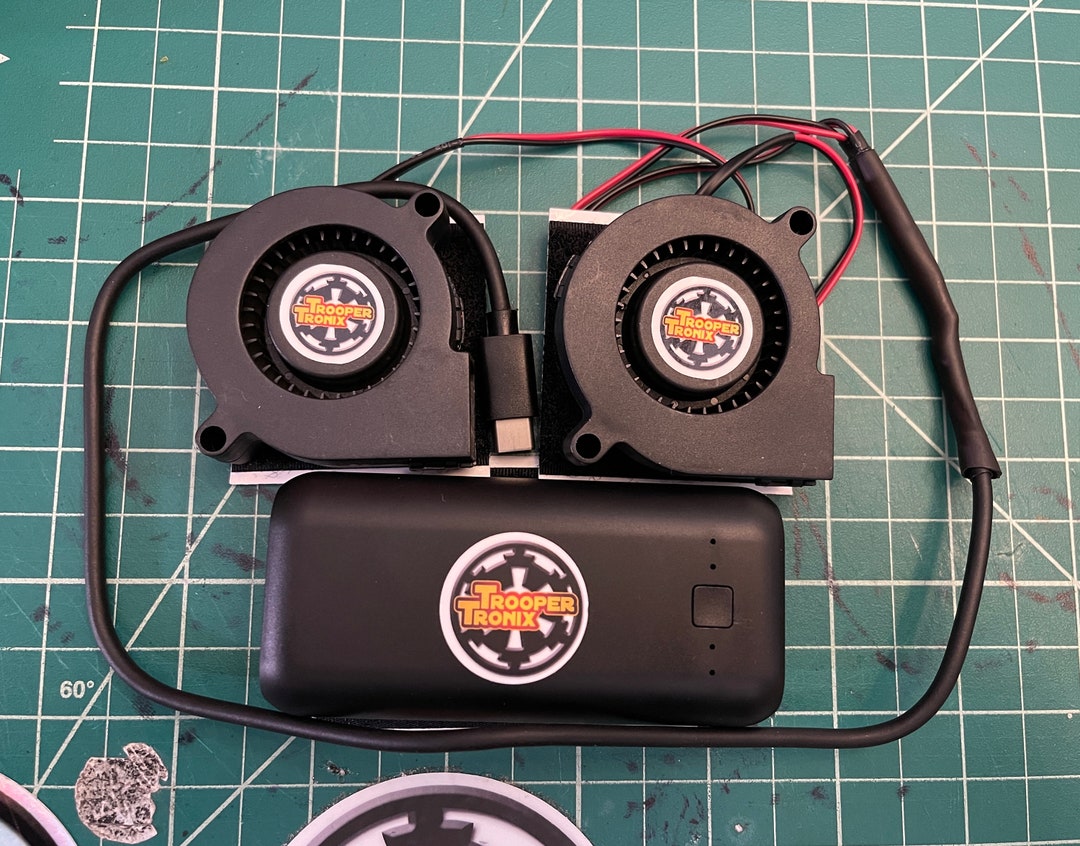 USB C Trooper Tronix Helmet Fans for Cosplay Star Wars Bucket - Etsy