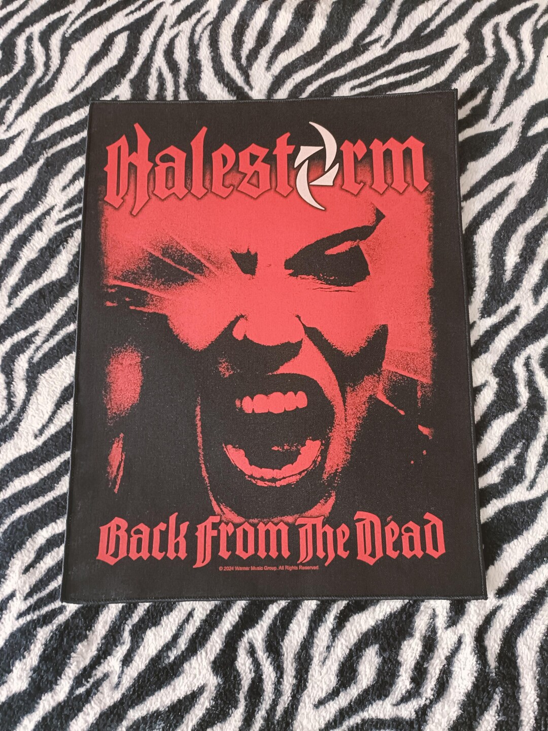Halestorm Back From the Dead Large Printed Back Patch offical Band ...