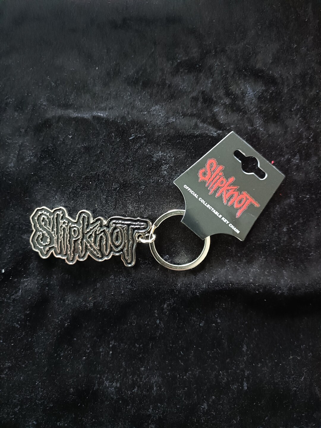 Slipknot Logo black Metal Keyring offical Band Merch - Etsy