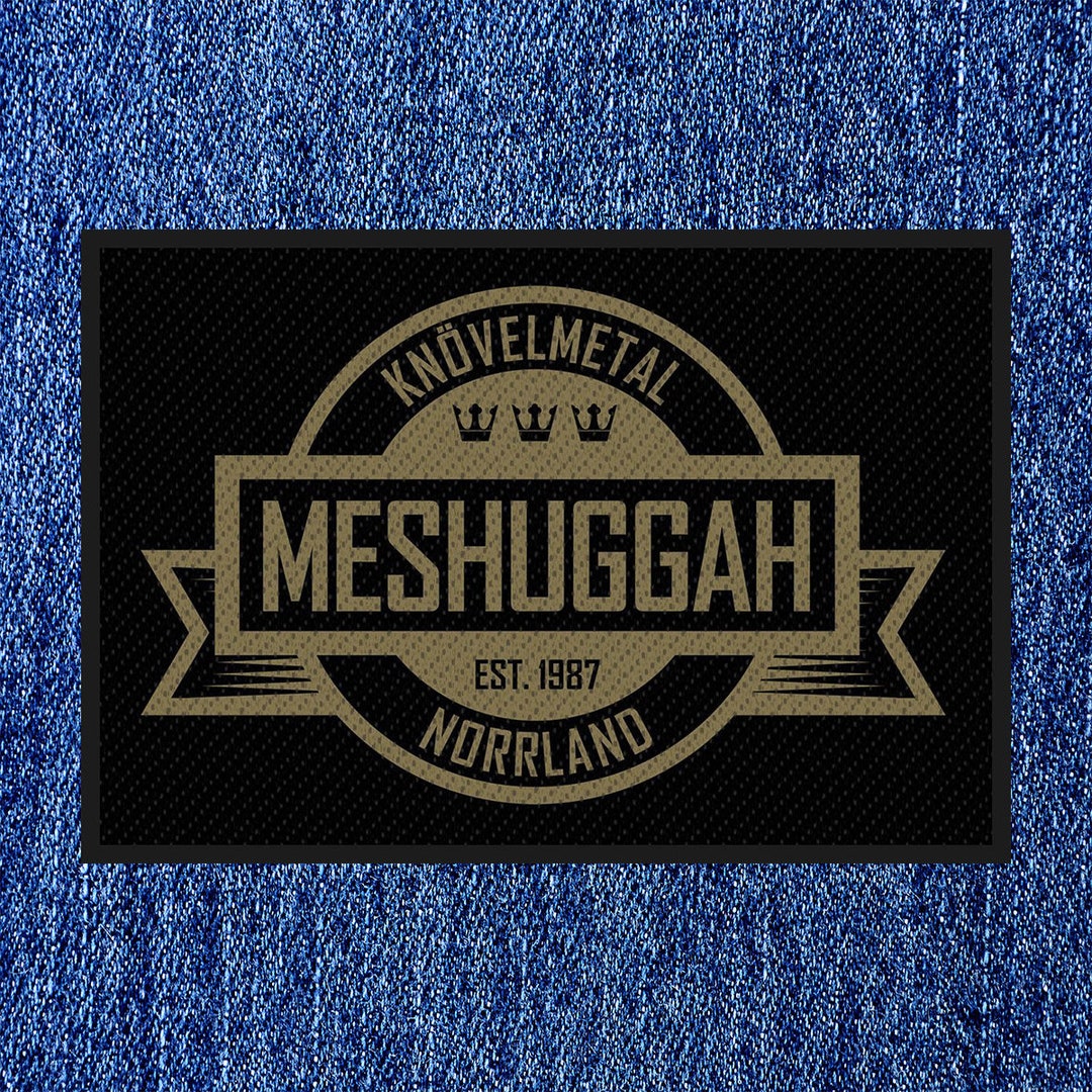 Meshuggah Logo new Sew on Woven Patch Offical Band Merch. - Etsy