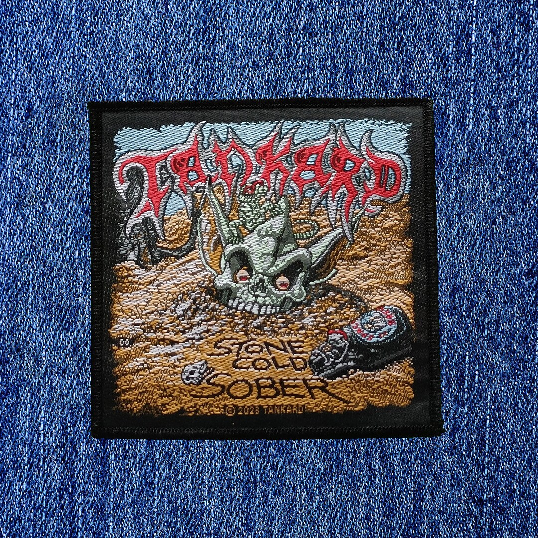 Tankard Stone Cold Sober new Sew on Woven Patch Offical Band Merch. - Etsy