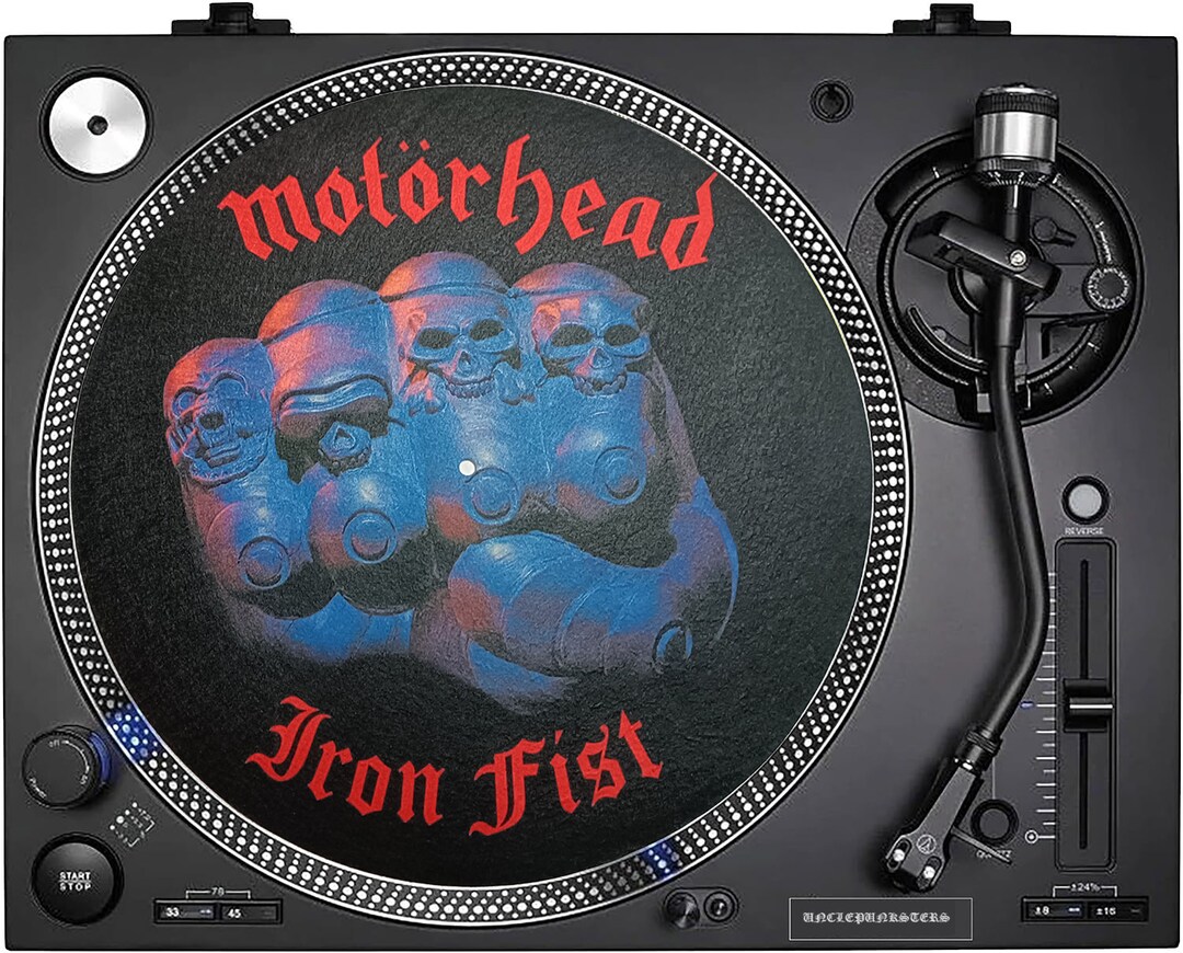 Motorhead Iron Fist 12inch ....turntable record Player Slipmat. - Etsy