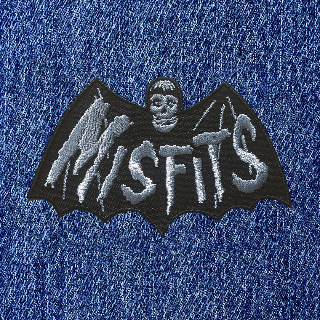 Misfits Bat Logo new Iron on Woven Patch Offical Band Merch. - Etsy