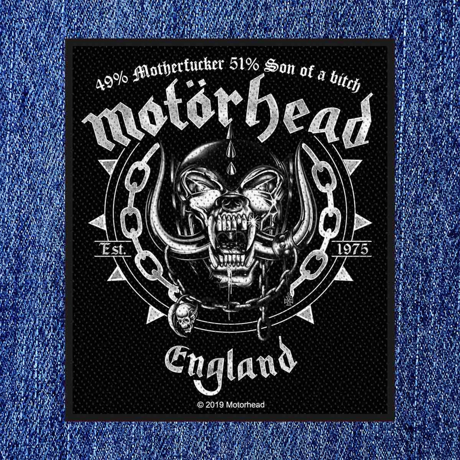 Motorhead Ball and Chain Woven Patch new Sew on Patch - Etsy