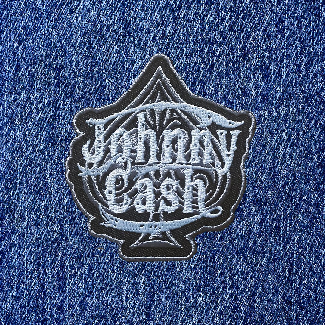 Johnny Cash Logo new Iron on Woven Patch Offical Band Merch. - Etsy