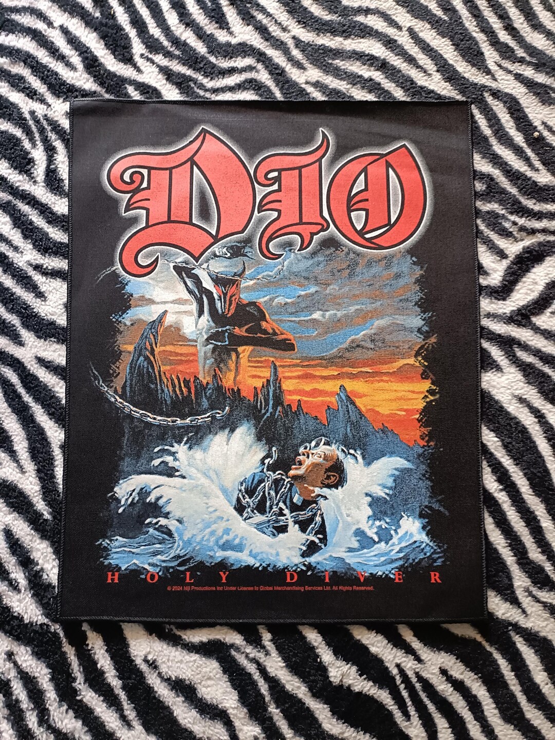 Dio Holy Diver Large Printed Back Patch offical Band Merch - Etsy