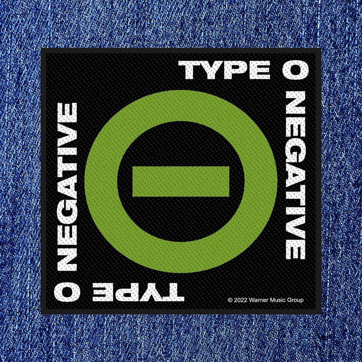 Type O Negative Negative Symbol new Sew on Patch Offical Band Merch. - Etsy