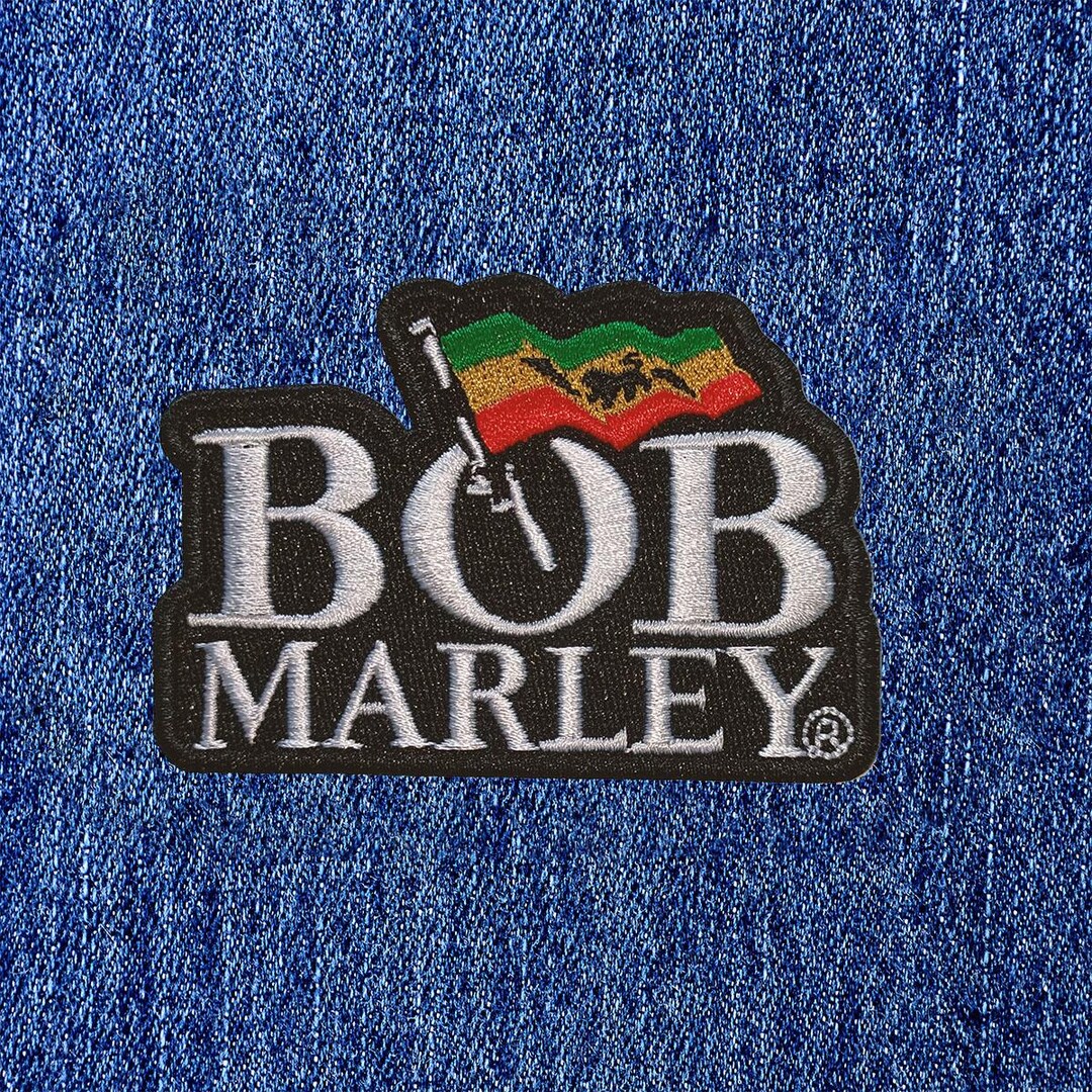 Bob Marley Logo new Iron on Woven Patch Offical Band Merch. - Etsy