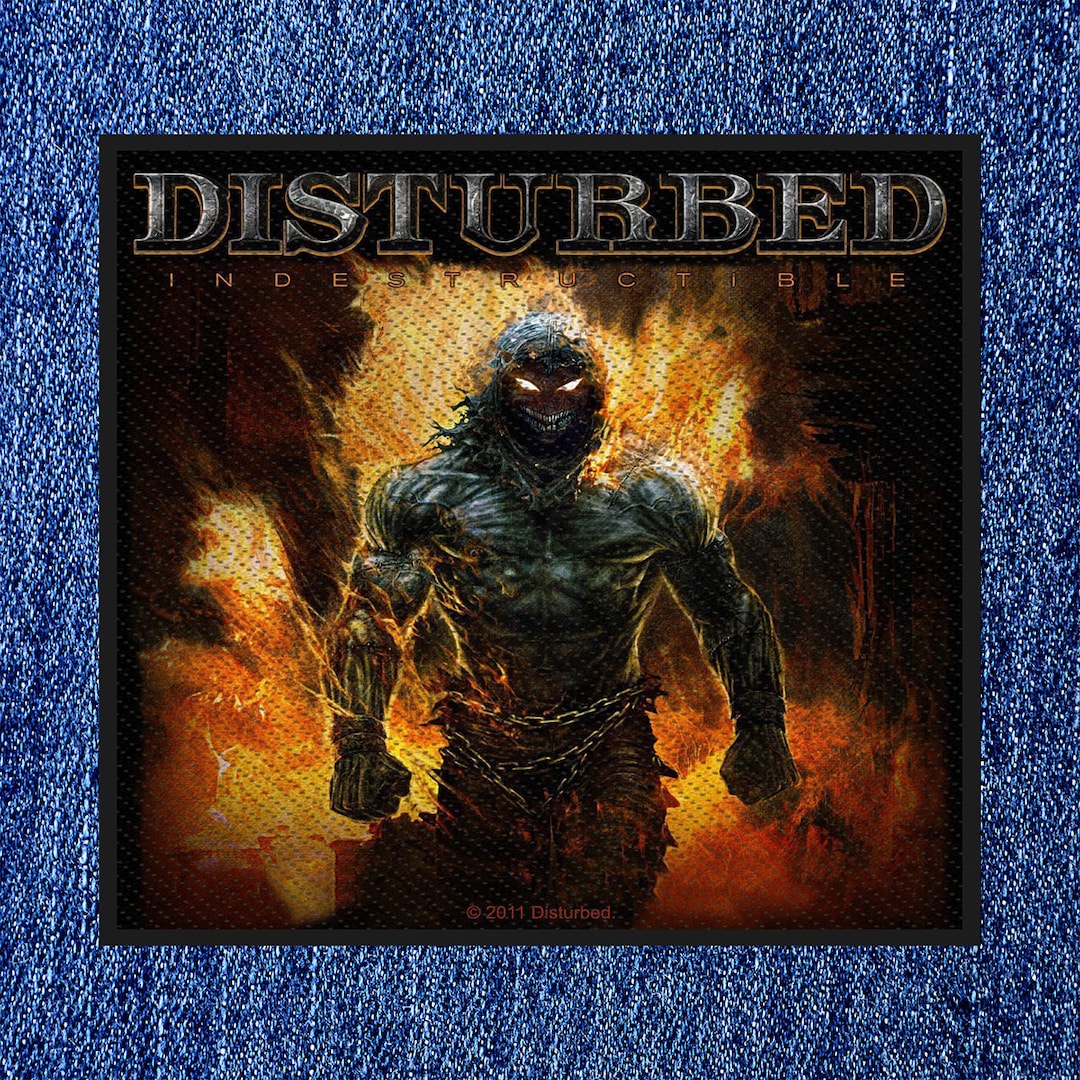 Disturbed Indestructible on Patch Offical Band Merch. - Etsy