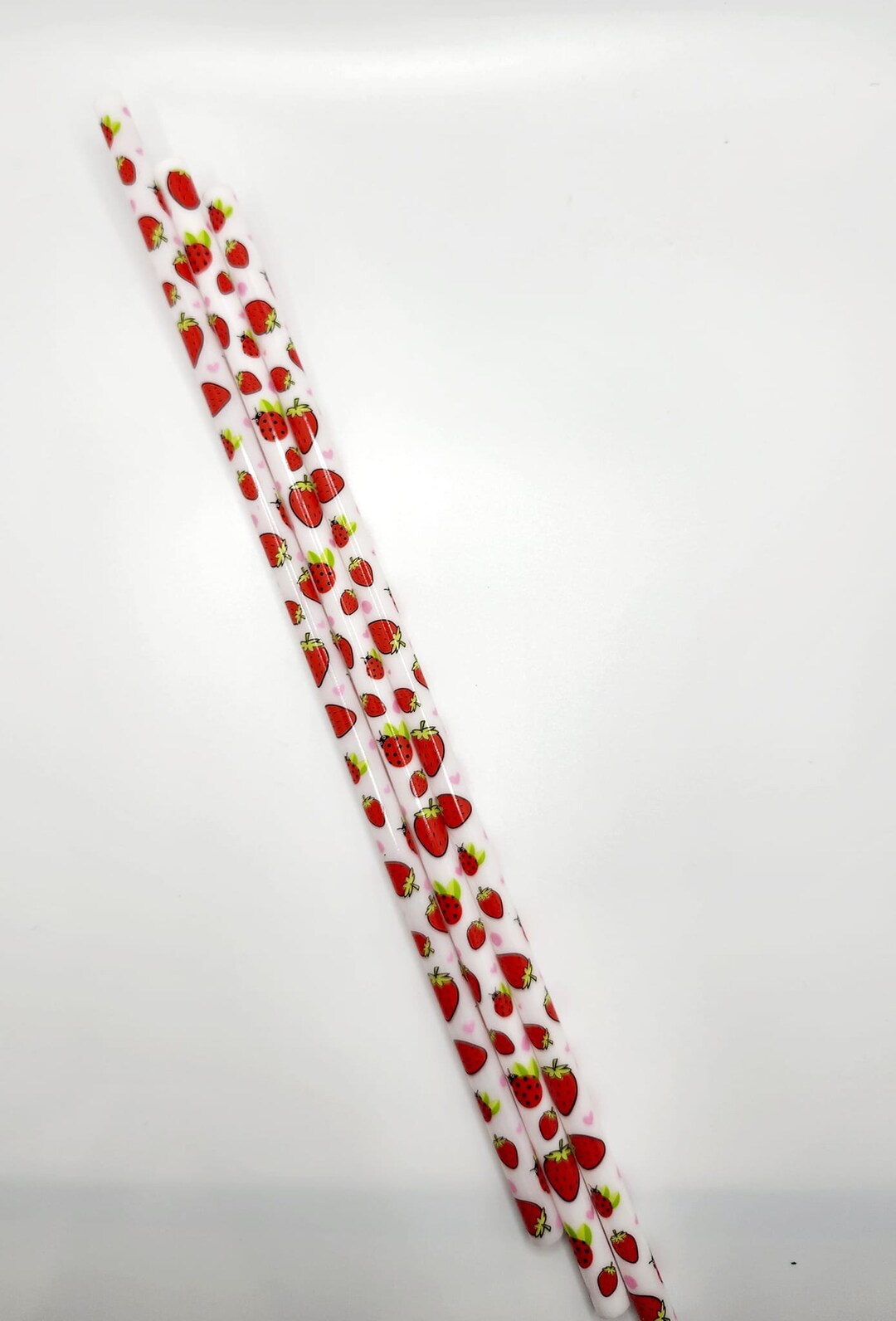 Strawberry Straw|ladybug Straw|fruit Tumbler|spring Straw|strawberry ...