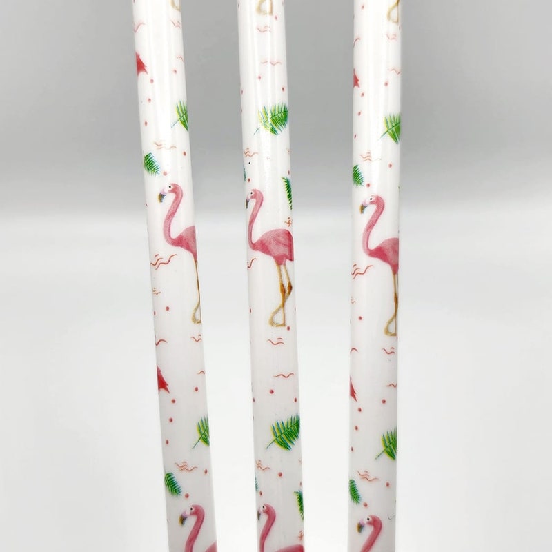 Flamingo Straws - Etsy