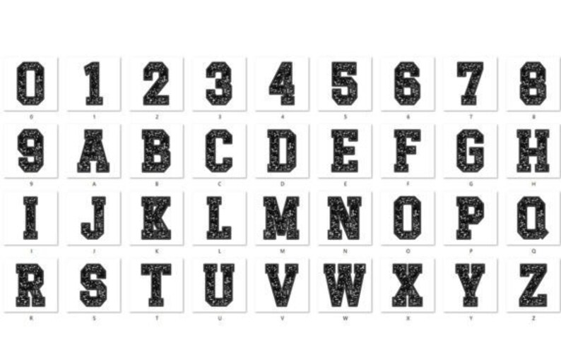 Sequin Letters PNG| Sequin Letters SVG | Faux Sequin Alphabet| Black ...