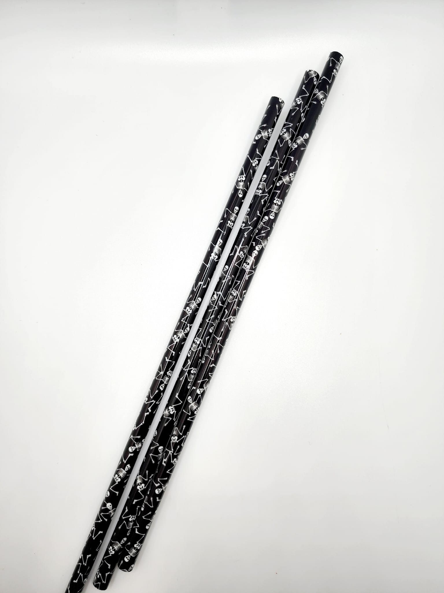 Skeleton Strawhalloween Strawresuable Strawcustom - Etsy