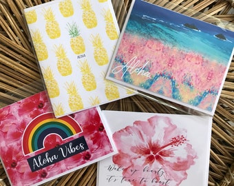 Hawaiian cards | Etsy