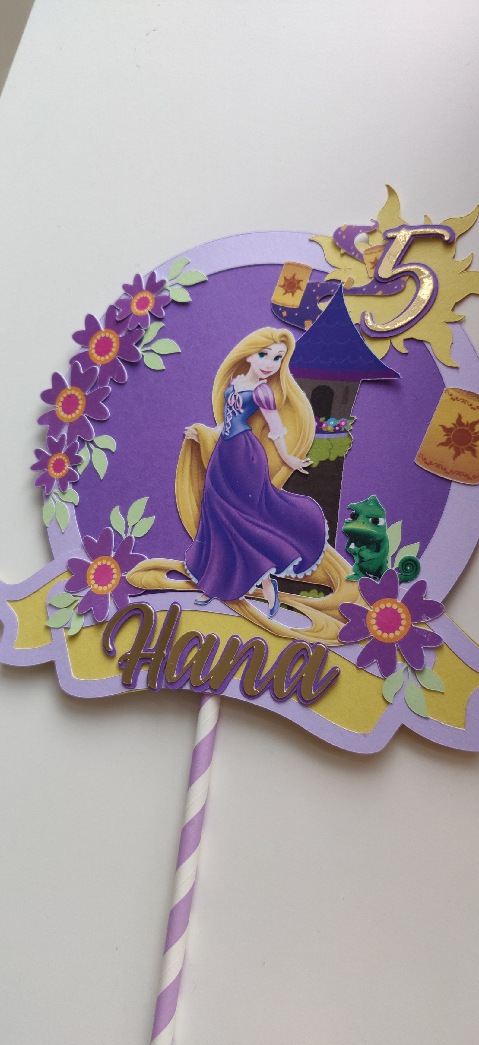 Rapunzel/ Tangled Cake Topper - Etsy UK