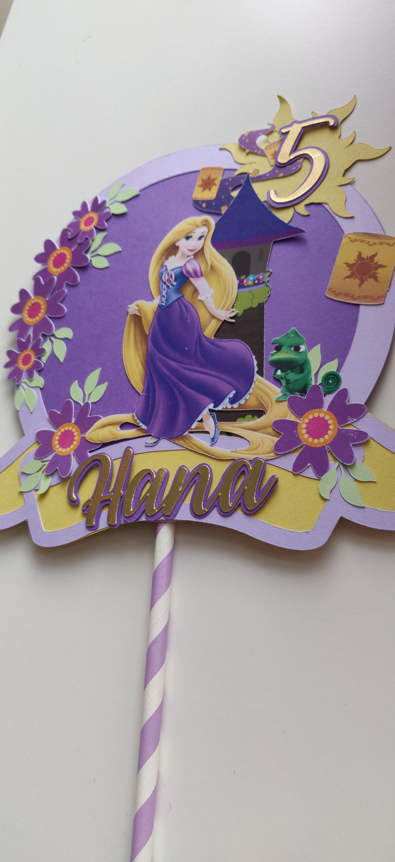 Rapunzel/ tangled cake topper - Etsy.de
