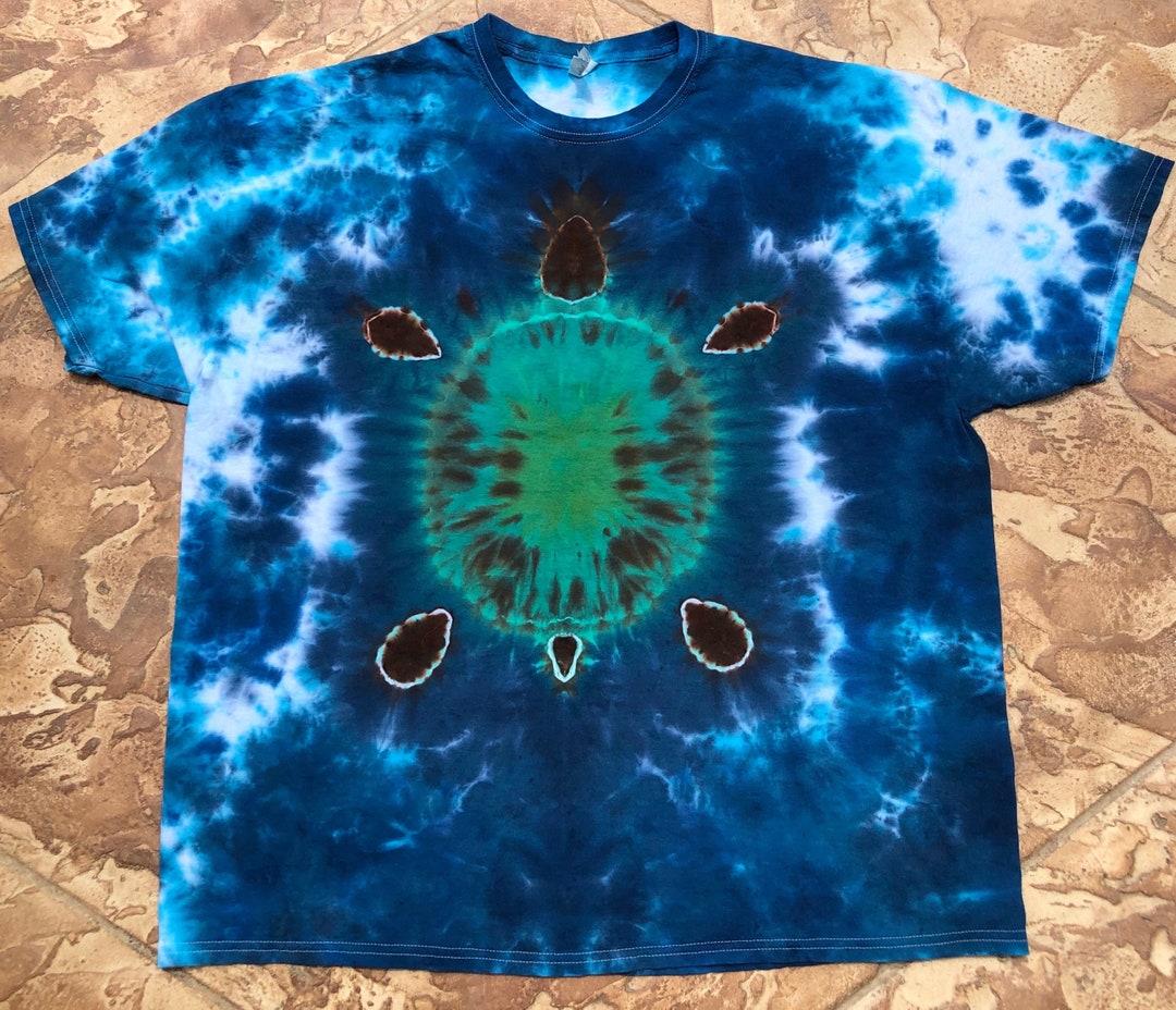 Turtle Tye Dye T-shirt sizes S M L XL 2X 3X Tie Dye - Etsy