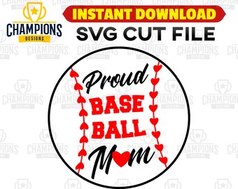 Softball thread svg | Etsy