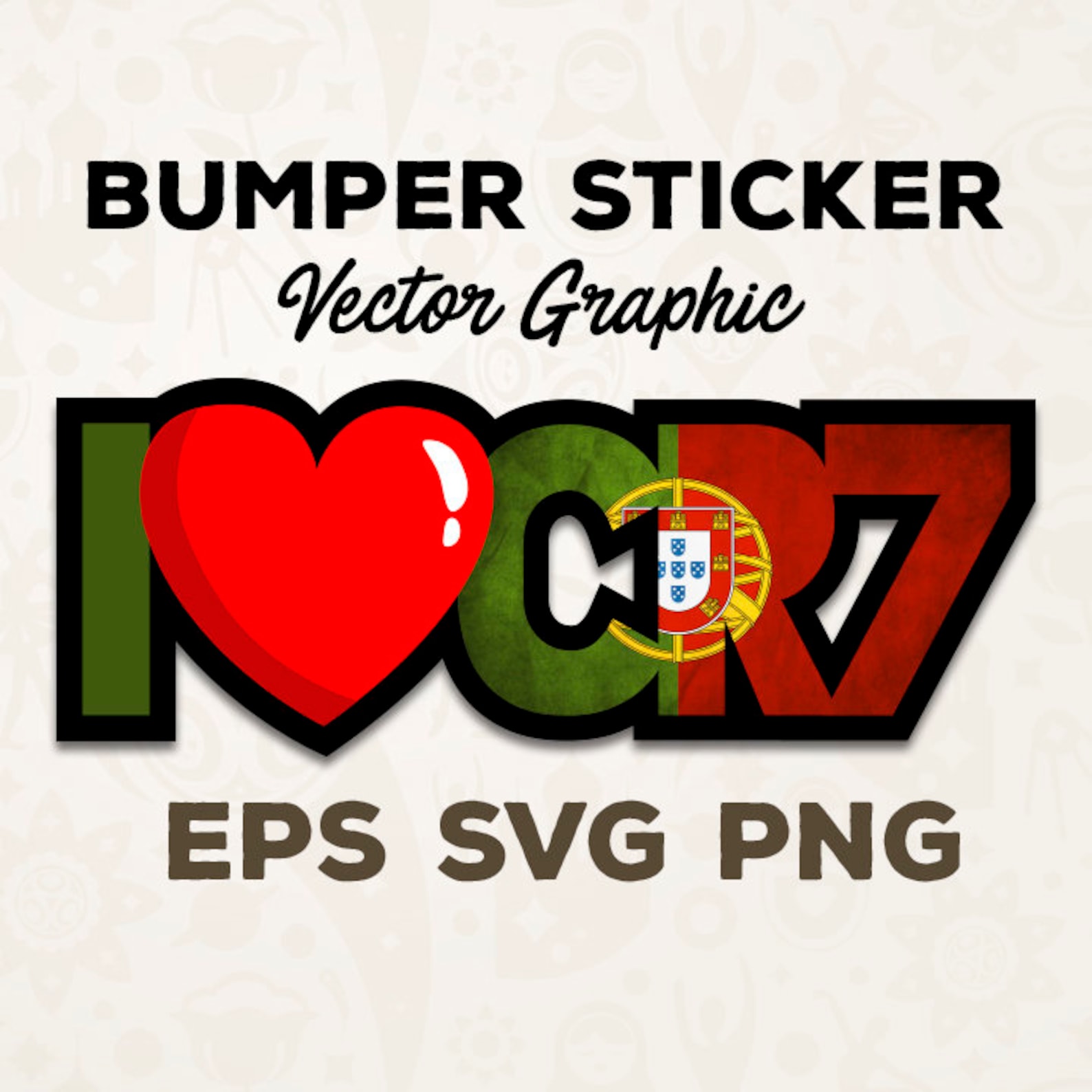 Ronaldo Portugal Png, Fifa World Cup Svg, Portugal Bumper Sticker ...