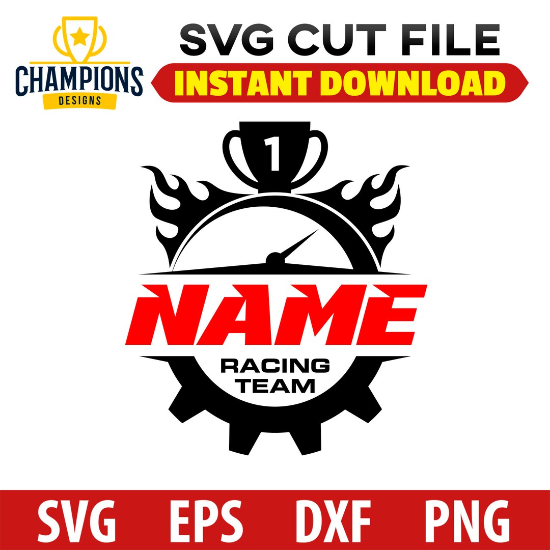 Custom Racing Emblem, Racing Svg, Custom Emblem, Custom Racing Emblem ...