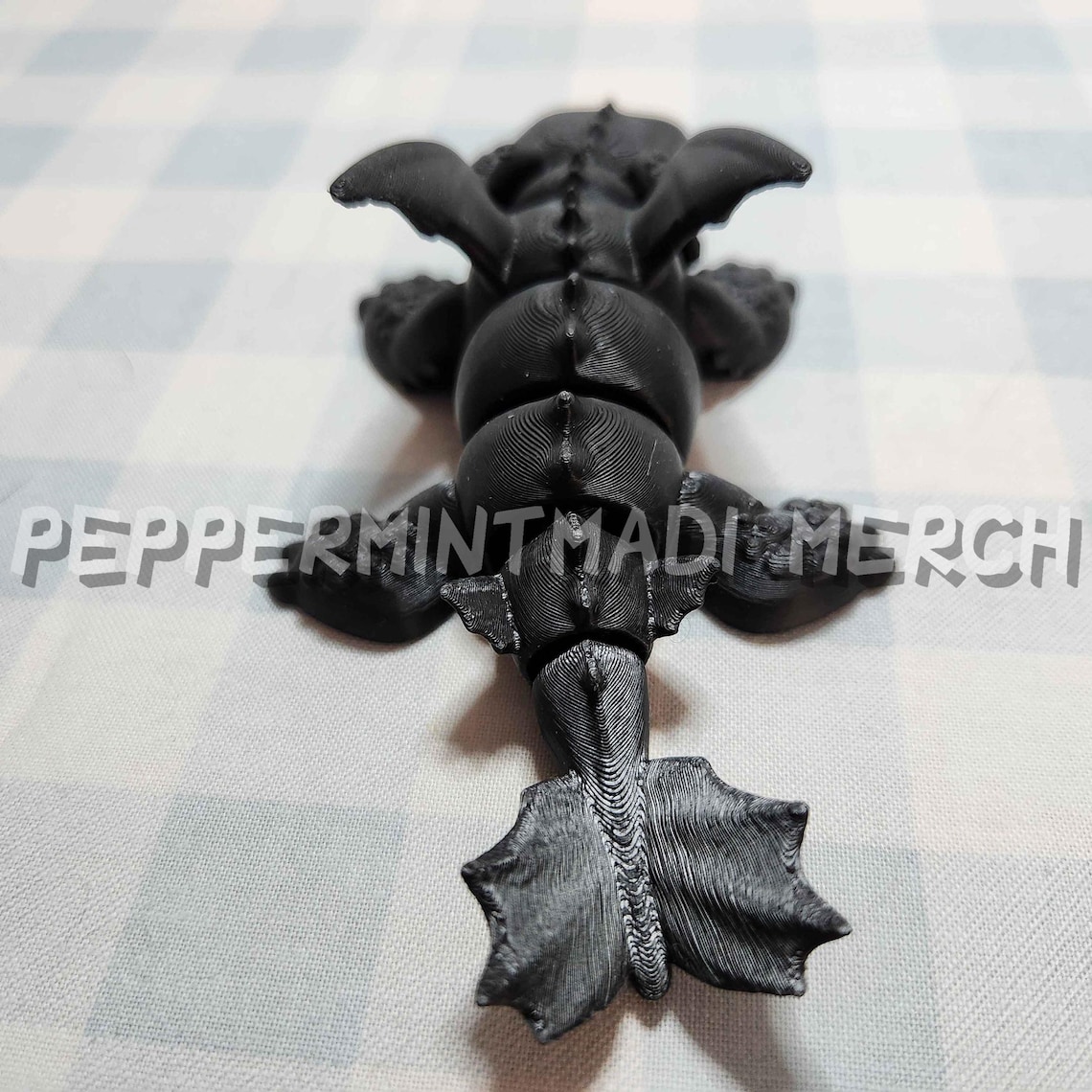 Wiggly Toothless | 3D Printed PLA Night Fury Fidget | Flexi Articulated ...