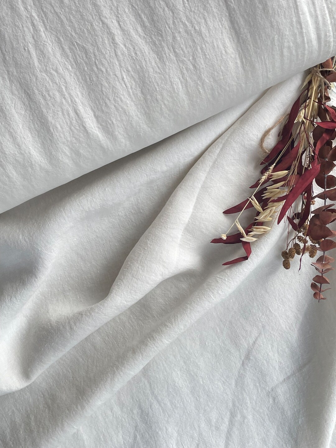 100% Linen Ivory (sold by the Half Yard ) - Etsy