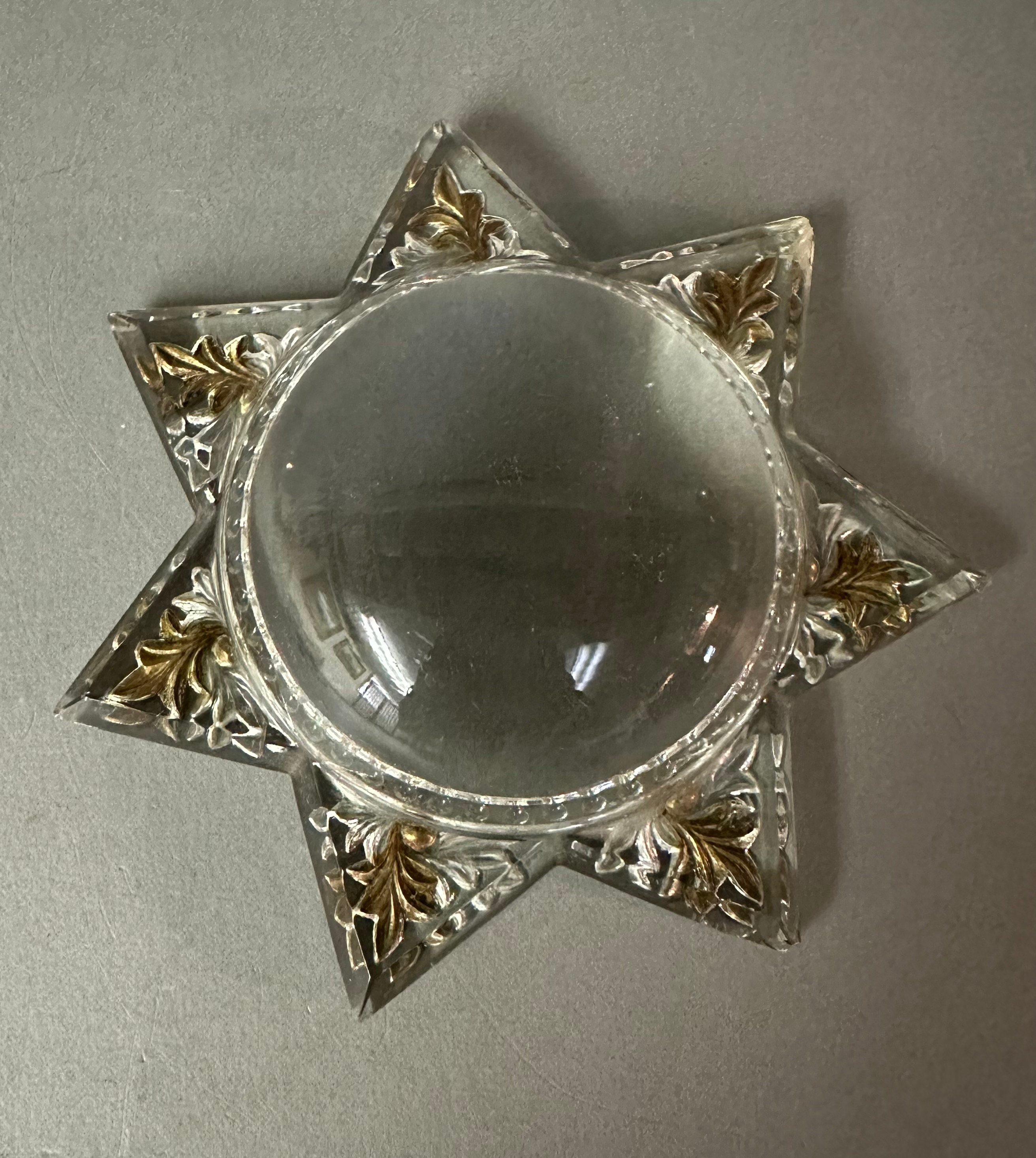 Antique Victorian Mourning Star Glass Magnifier Circa 1900 - Etsy