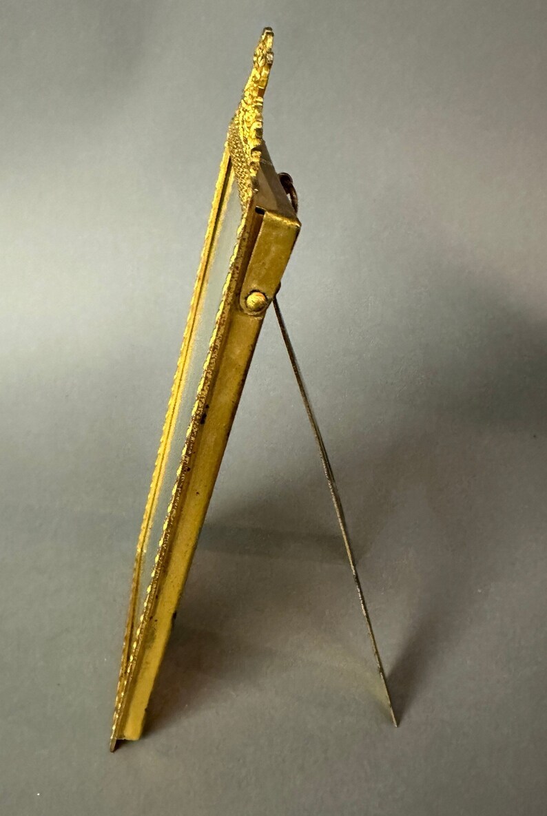 Antique Gilt Brass Easel Back Photo Frame Circa 1900 - Etsy