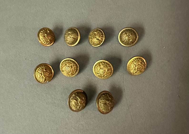 Antique Civil War Era Thomas Dale & Extra Quality Military Buttons 19th ...