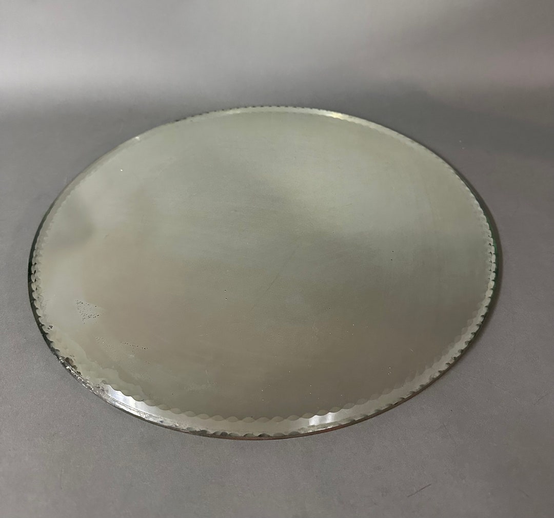 Antique Oversized Victorian Round Plateau Display Mirror Circa 1900 - Etsy