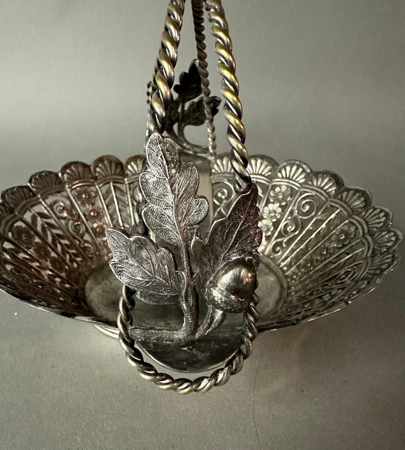 Antique Pairpoint Silver Plate Handled Basket Circa 1890 - Etsy