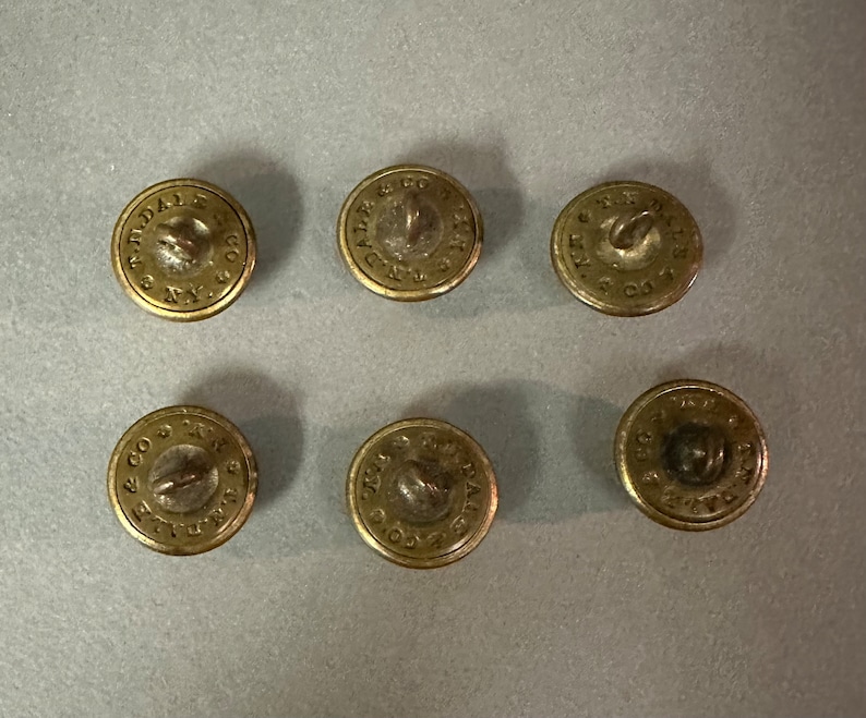 Antique Civil War Era Thomas Dale & Extra Quality Military Buttons 19th ...