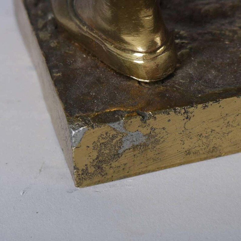 Antique Cast Gilt Bronze Sculpture Statue figaro Circa 1900 - Etsy