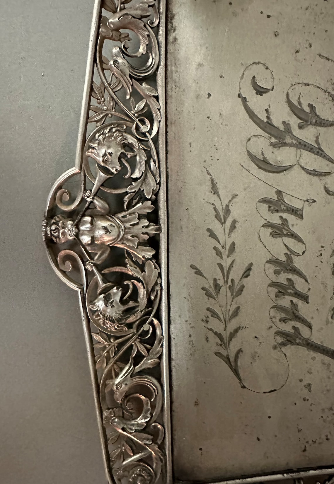 Antique Victorian James Tufts Reticulated Silver Plate Bread Serving ...