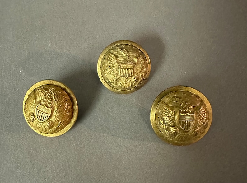 Antique Civil War Era Thomas Dale & Extra Quality Military Buttons 19th ...