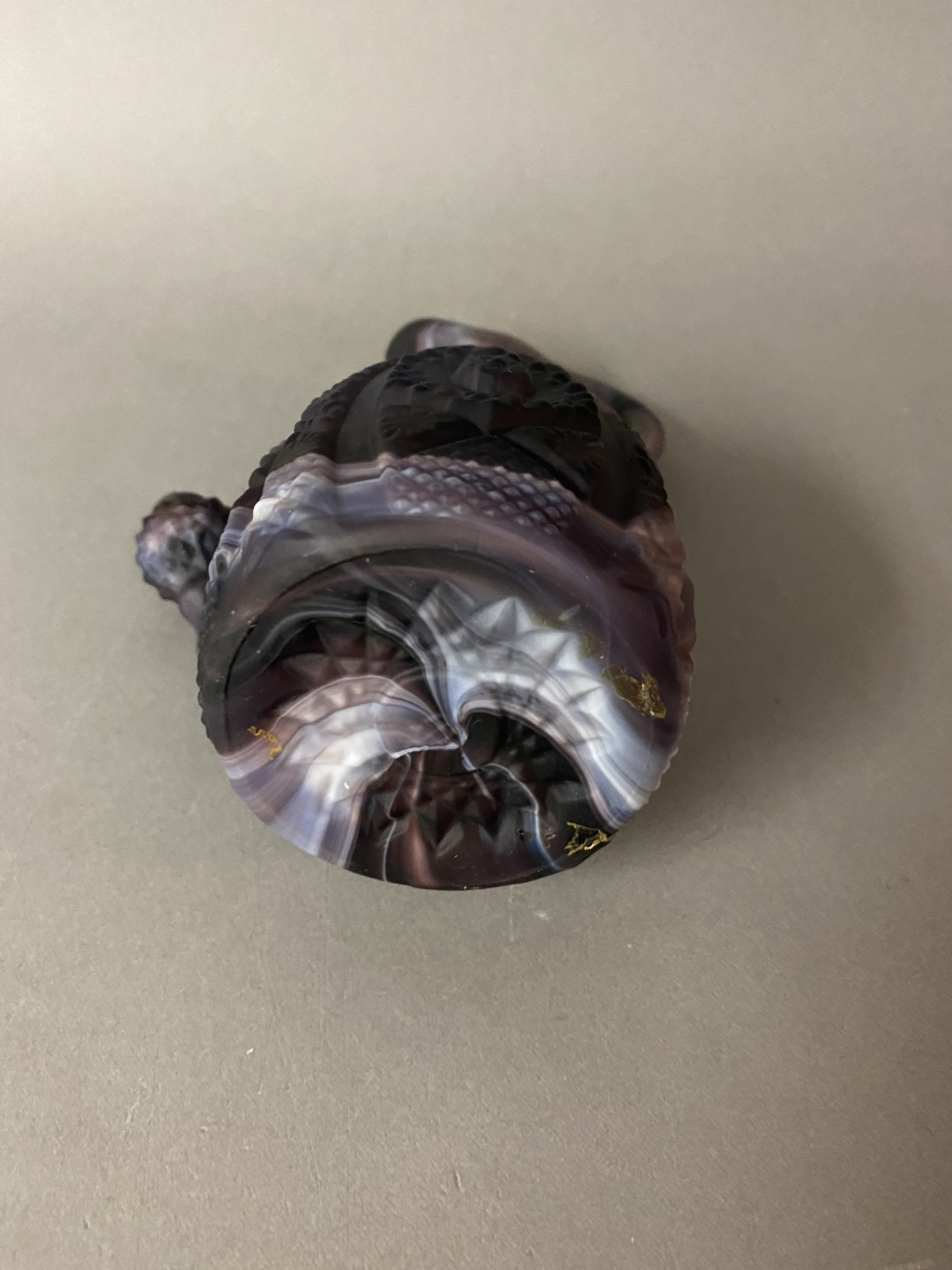 Vintage Imperial Purple Slag Glass Cruet - Etsy