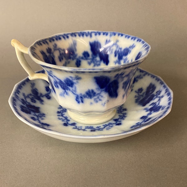 Flow Blue Tea Cup - Etsy