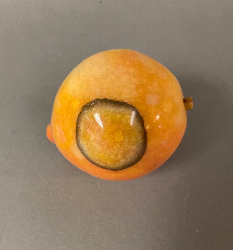 Vintage Group Seven Italian Marble Carved Fruits - Etsy