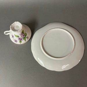 Vintage Violet China Luncheon Tea Cup With Plate China Luncheon Snack ...