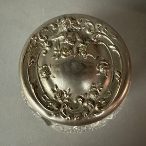 Antique Victorian Pressed Glass Powder Jar Circa 1900 - Etsy