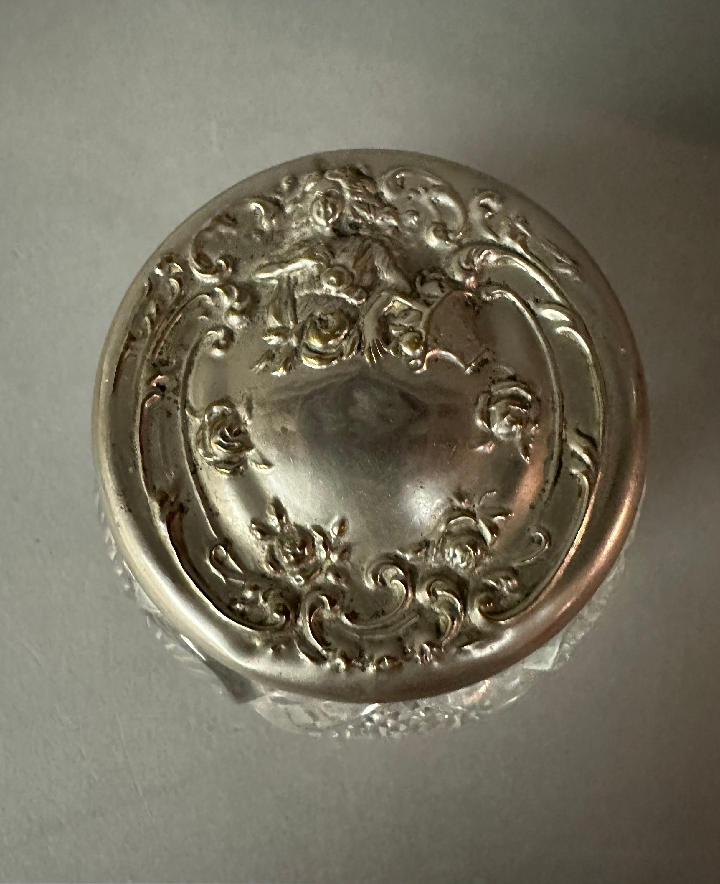 Antique Victorian Pressed Glass Powder Jar Circa 1900 - Etsy