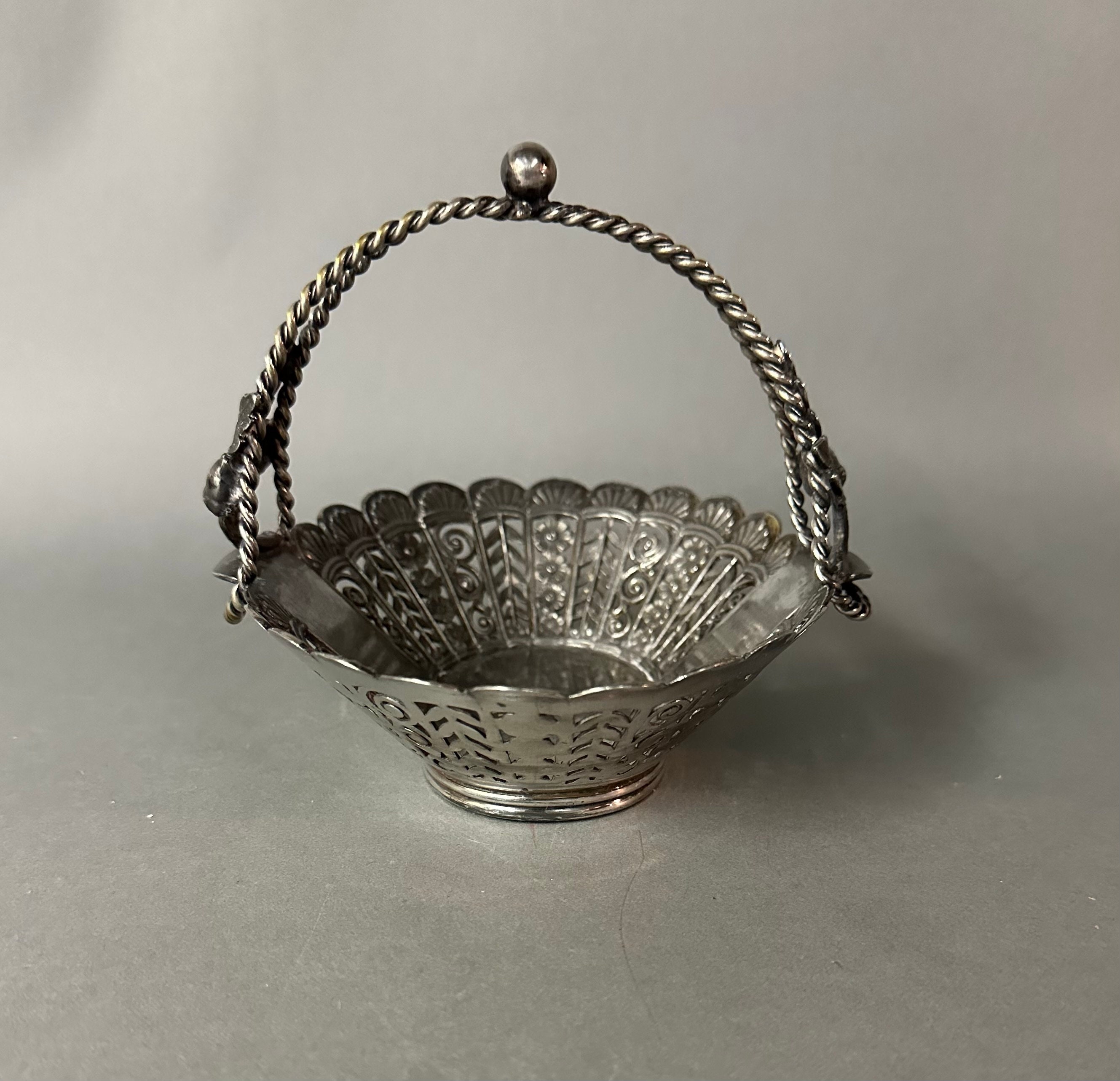 Antique Pairpoint Silver Plate Handled Basket Circa 1890 - Etsy